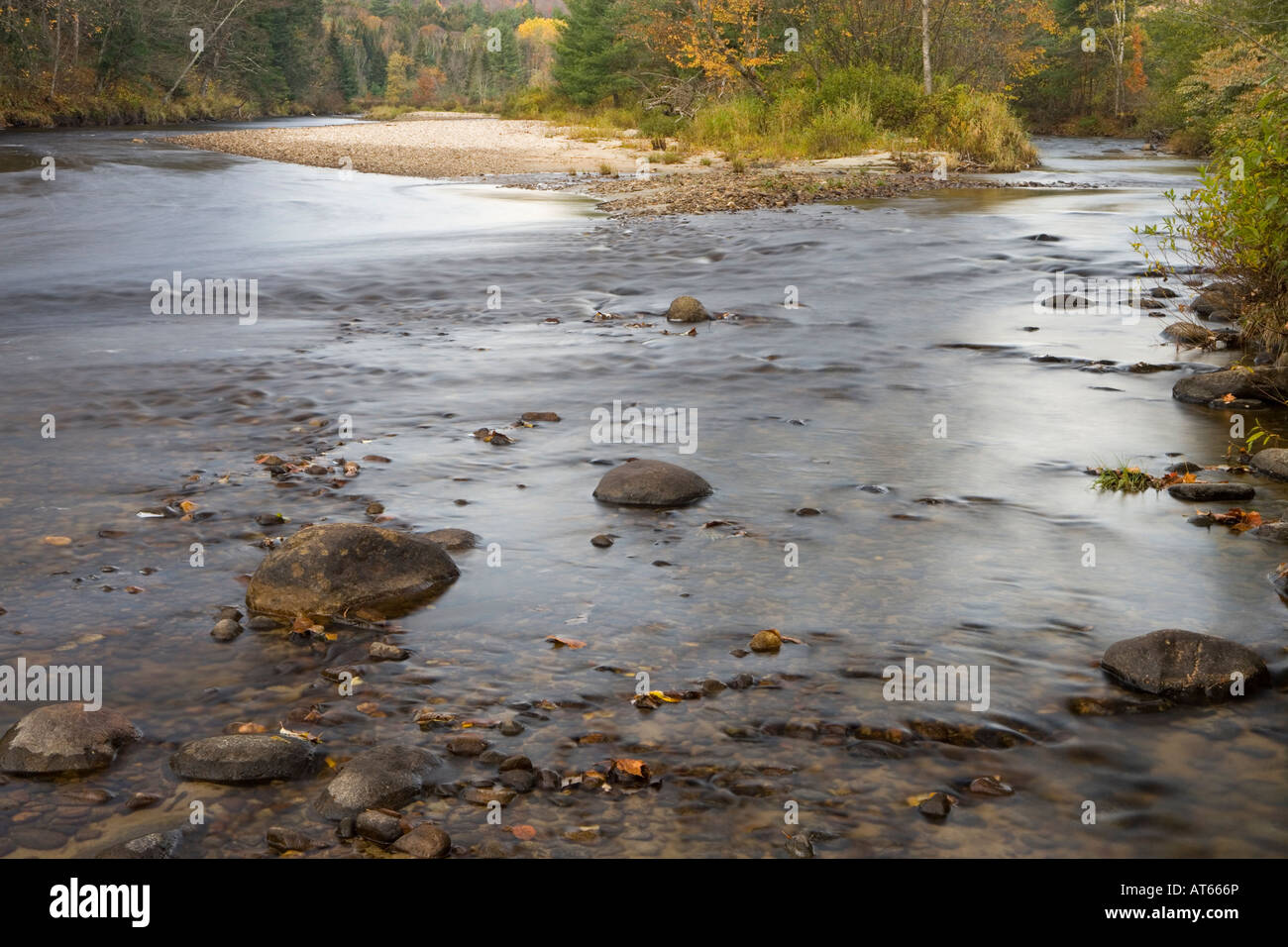 The Nulhegan River in Bloomfield, Vermont. Northeast Kingdom ...