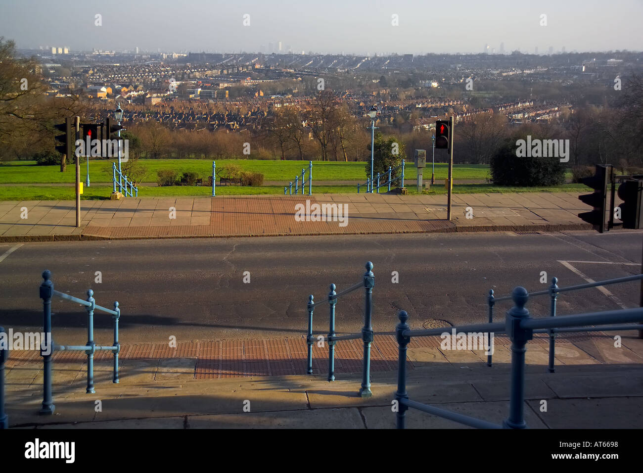 england london haringey muswell hill alexandra palace view across north ...