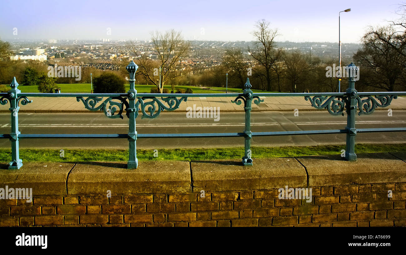 england london haringey muswell hill alexandra palace view across north ...