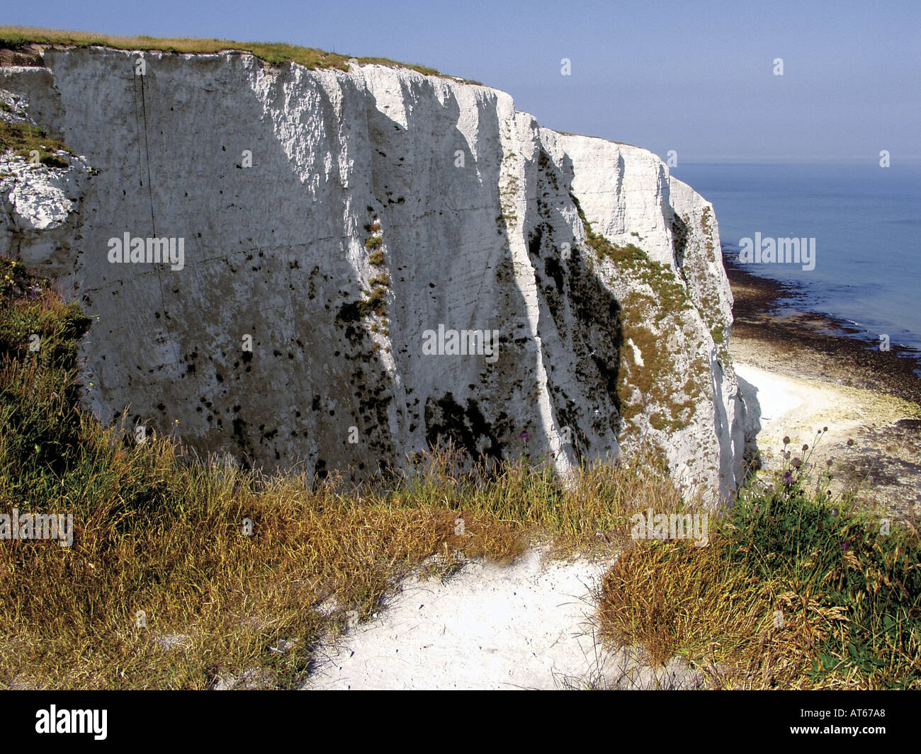 kent white cliffs of dover Stock Photo - Alamy