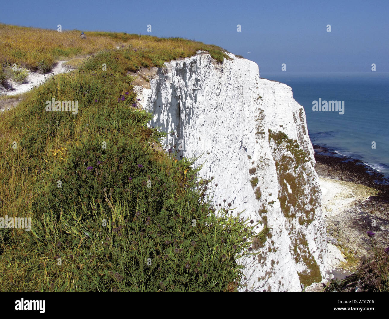 kent white cliffs of dover Stock Photo - Alamy