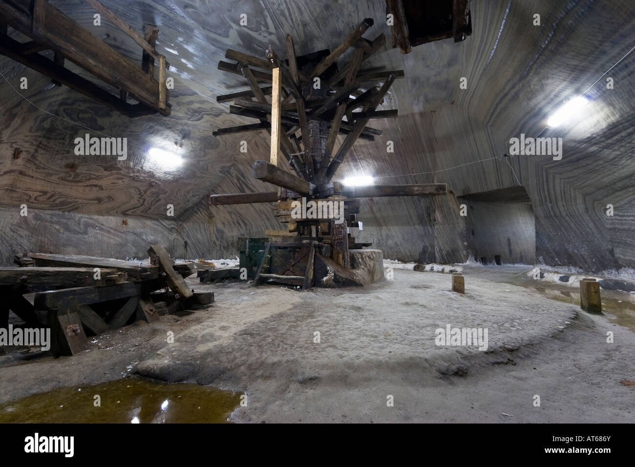 Turda Salt mine Stock Photo - Alamy