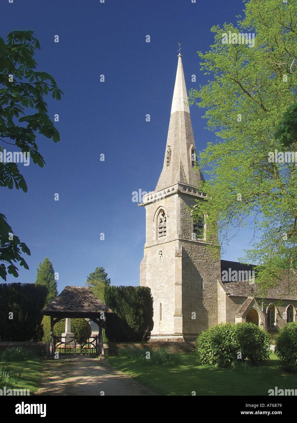 england gloucestershire cotswolds lower slaughter village Stock Photo ...