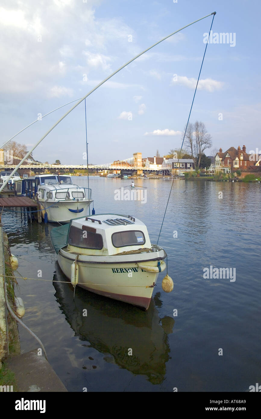 England Chilterns Buckinghamshire Marlow River Thames historic ...