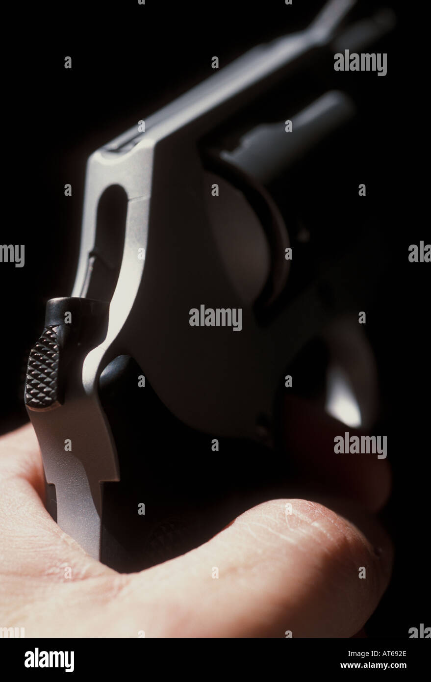 Revolver hand gun pistol Smith Wesson Stock Photo - Alamy