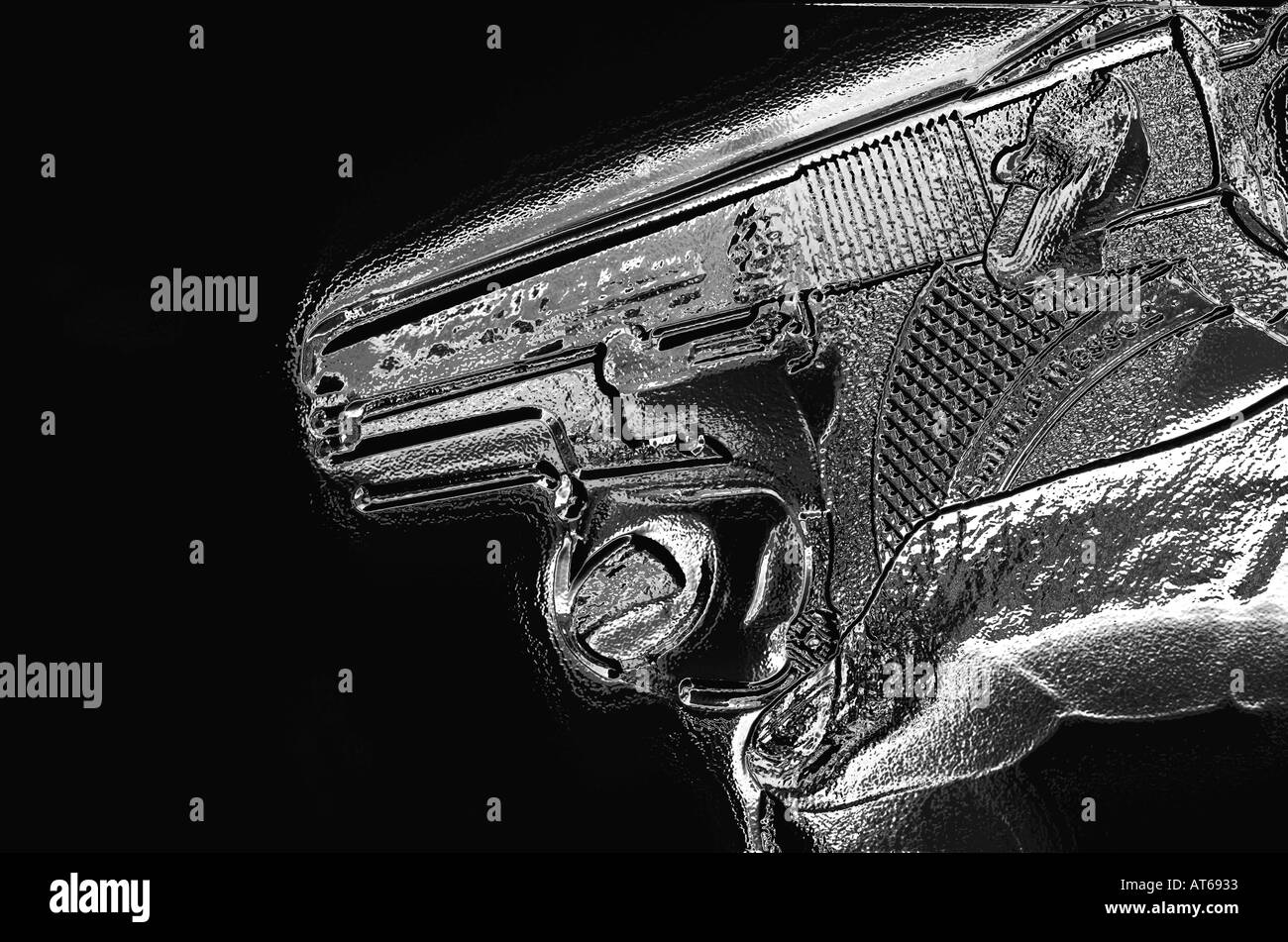 Colt 45 gun Black and White Stock Photos & Images - Alamy