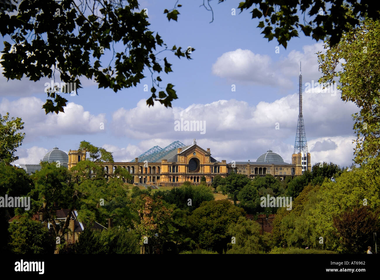 england london haringey priory park view of alexandra palace Stock ...