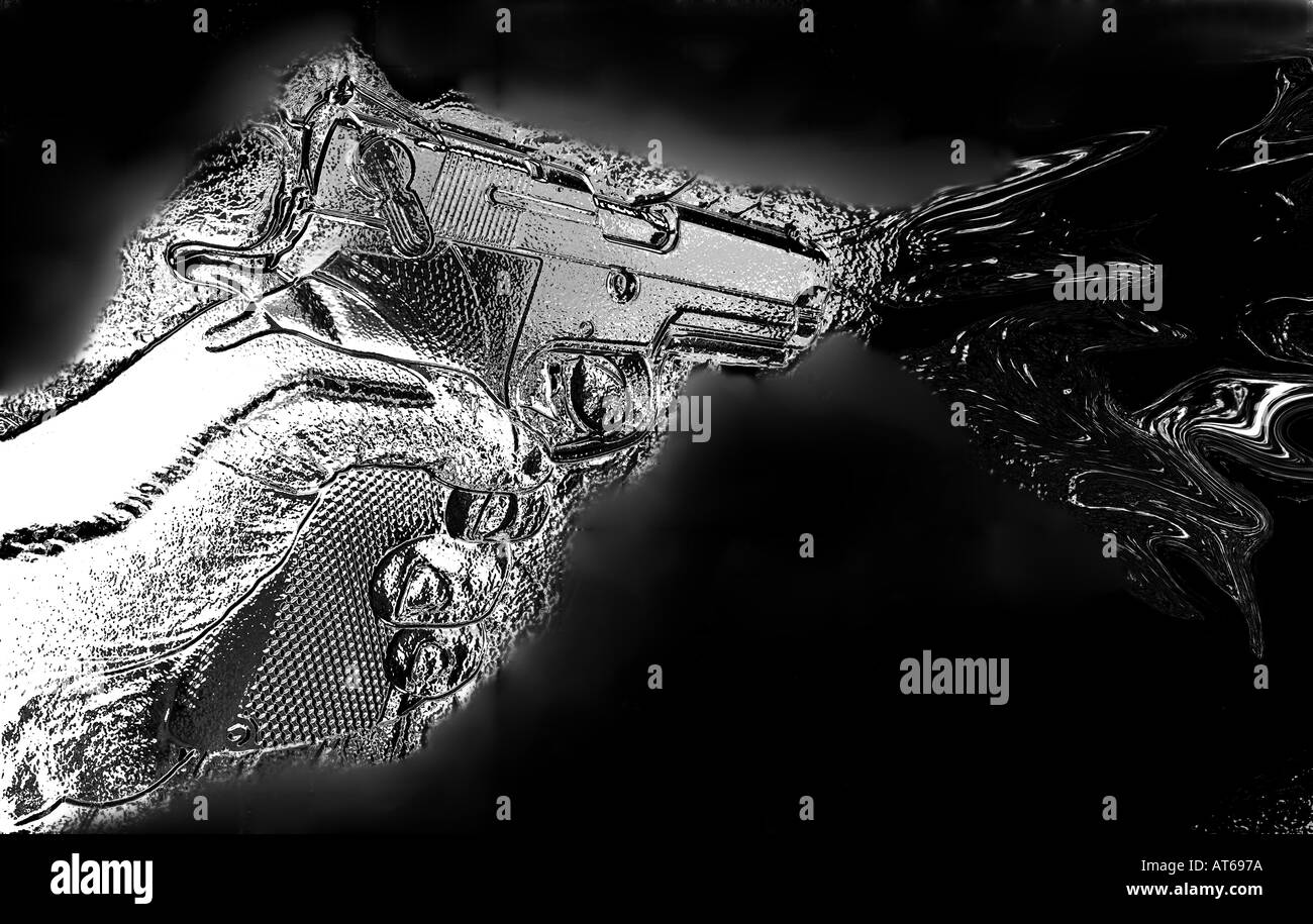 Revolver hand gun pistol Smith Wesson Stock Photo - Alamy