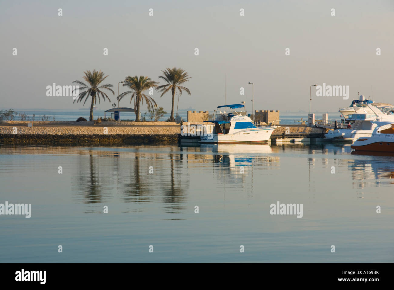 Middle east Qatar Doha bay Stock Photo - Alamy