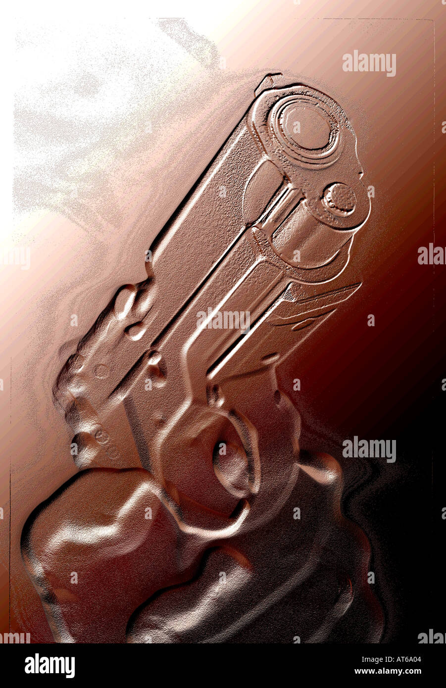 Smoking Bullet Casing Tattoo