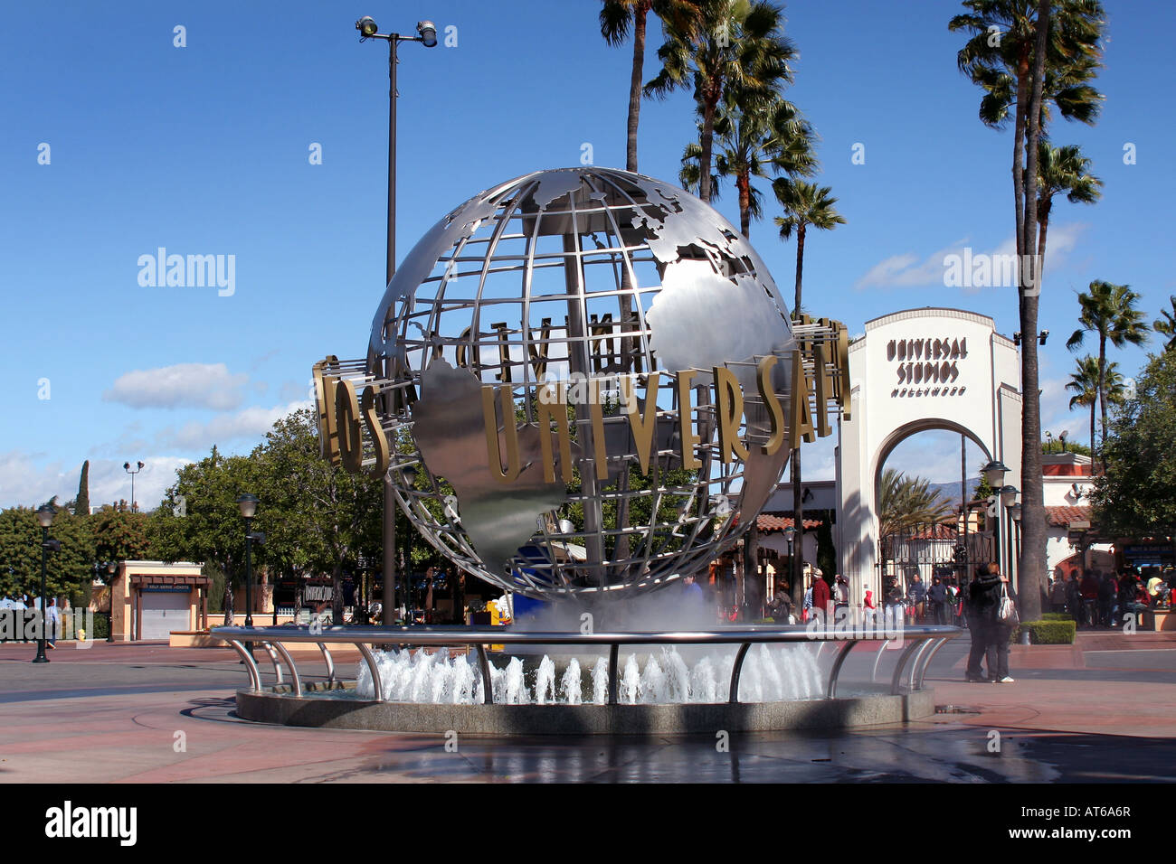Rotating globe at universal studios hi-res stock photography and images ...