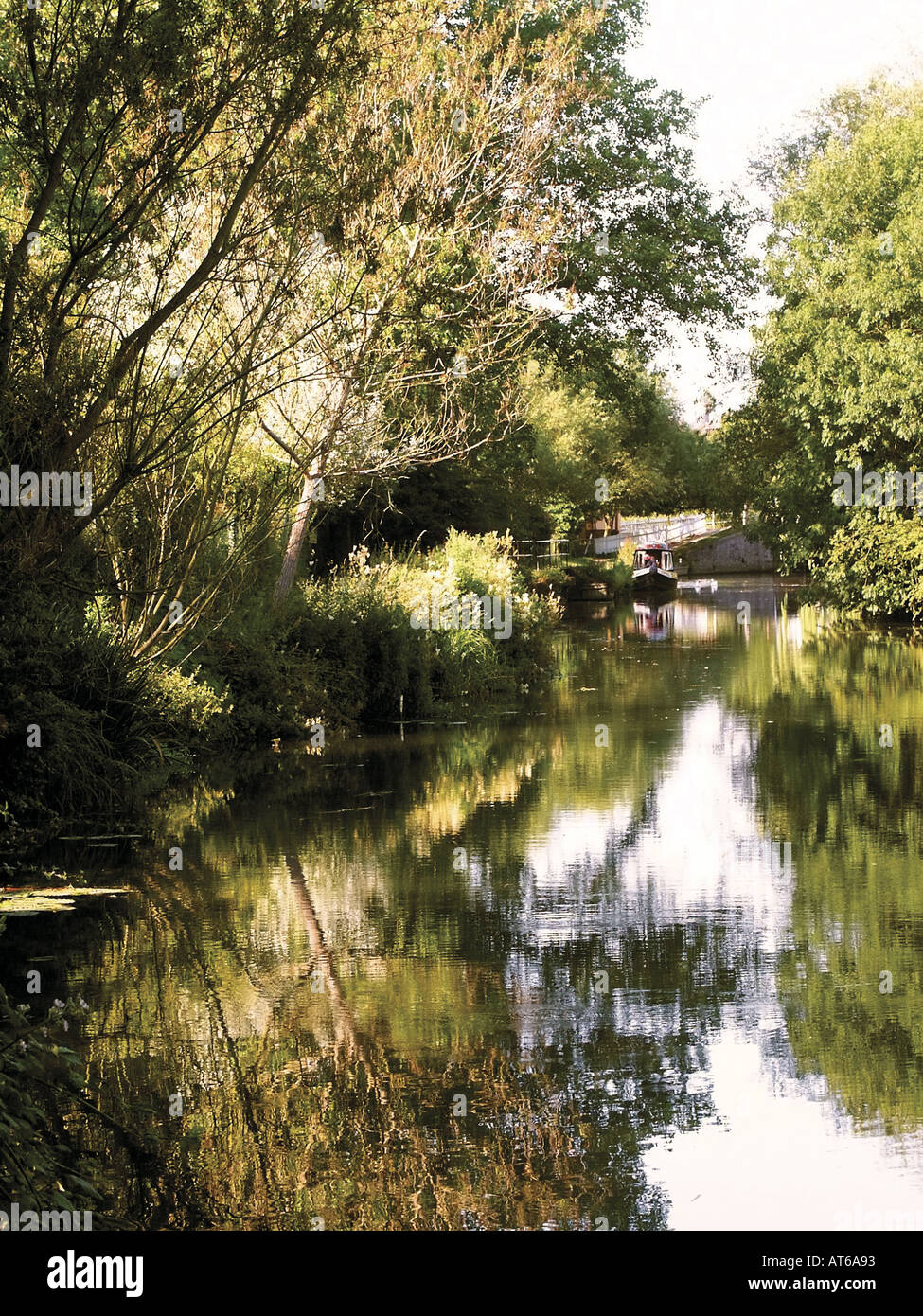 hertfordshire river stort navigation sawbridgeworth Stock Photo - Alamy