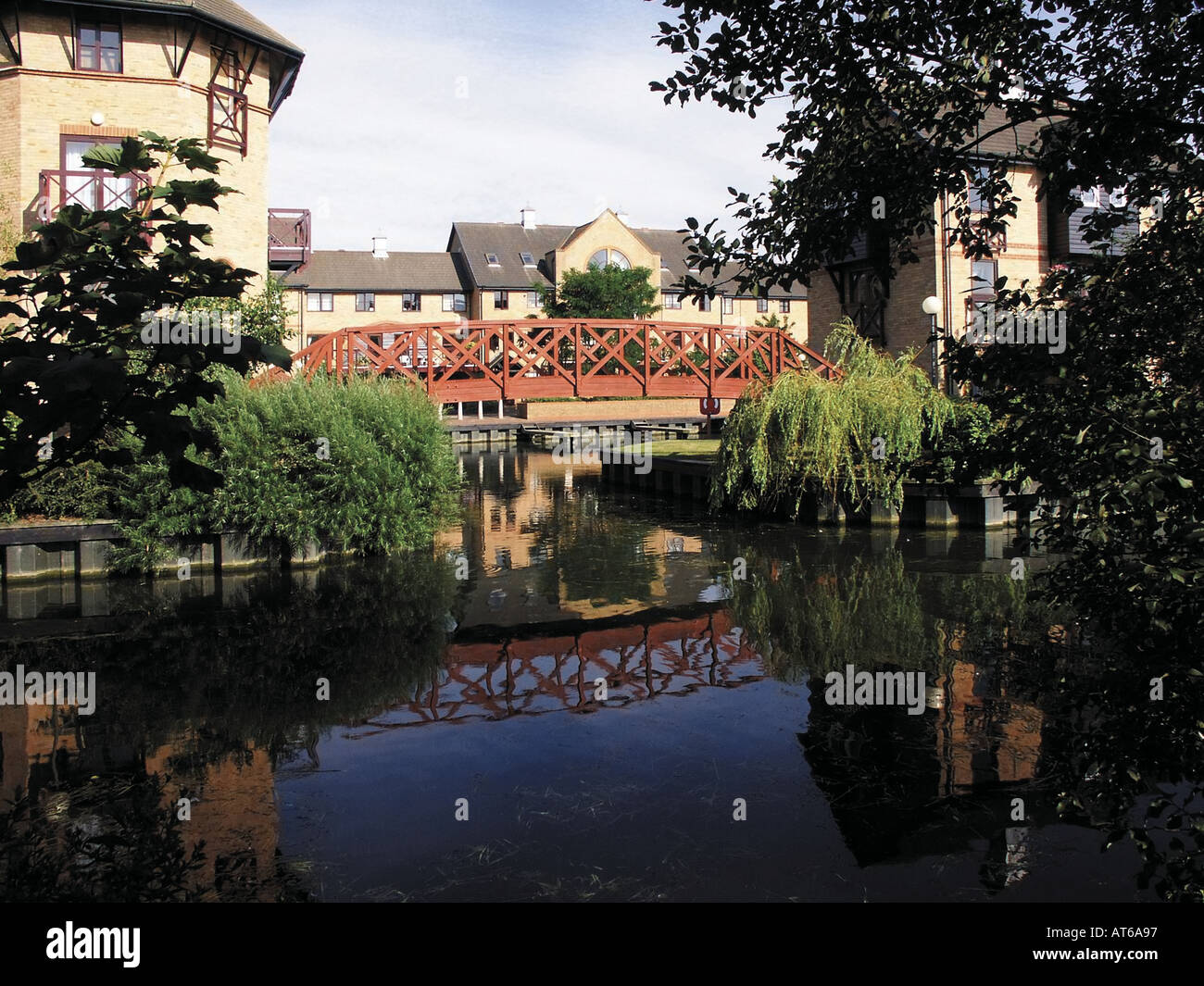 hertfordshire river stort navigation sawbridgeworth Stock Photo - Alamy