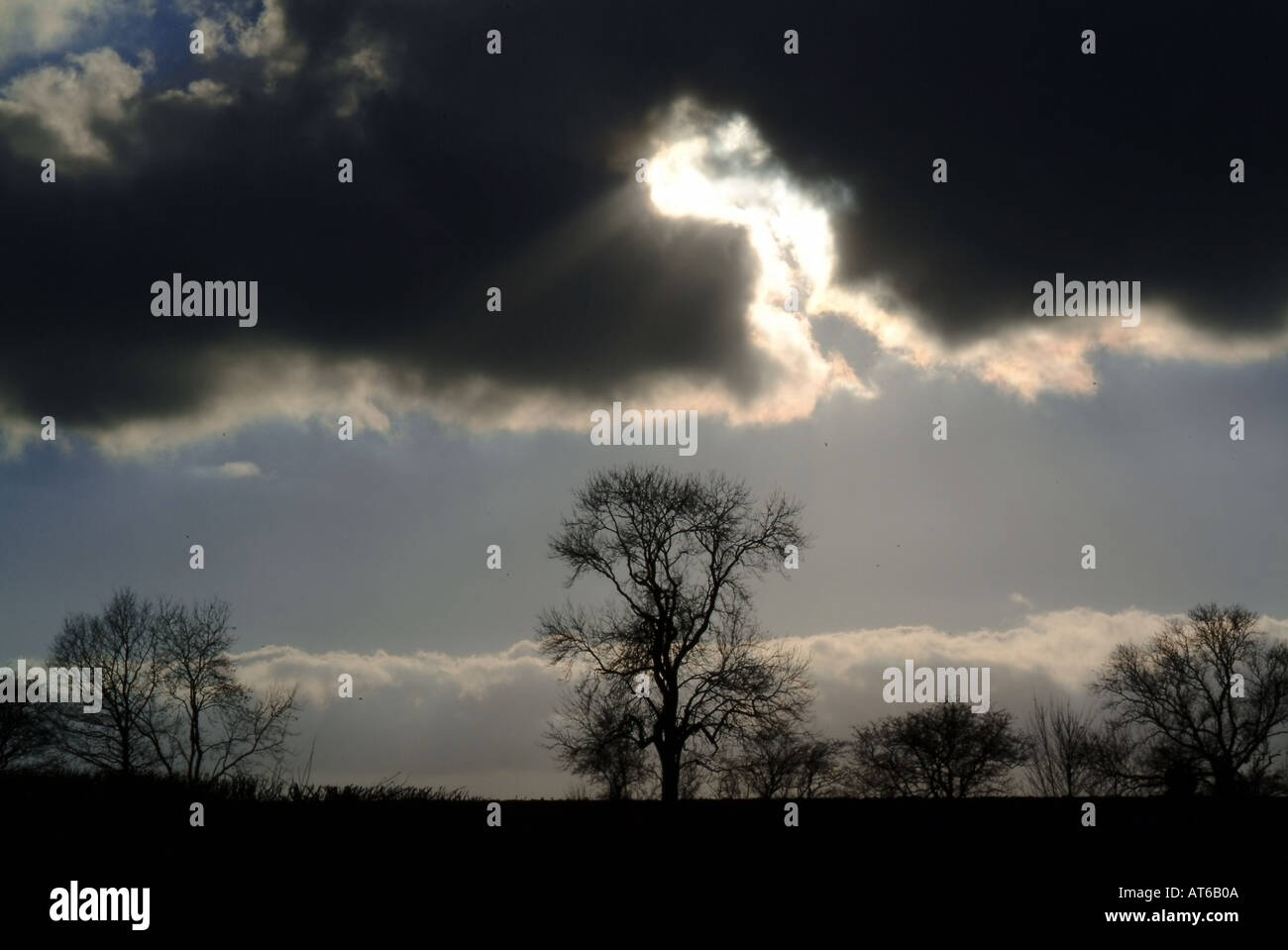 dramatic stormy sunset sky Stock Photo - Alamy