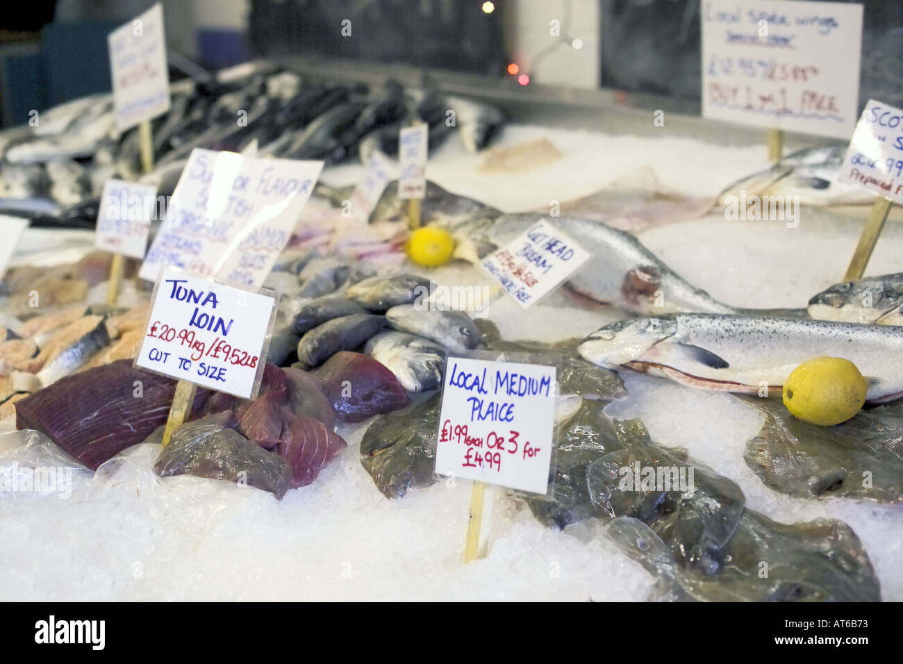 england kent whitstable fish market Stock Photo - Alamy
