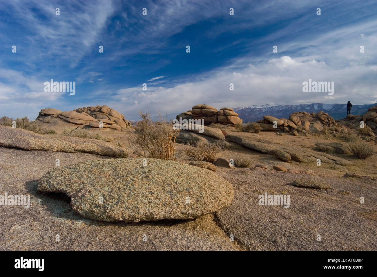 Blue sky of the mountain Landscape near Bayanuur, Banyan Olgi, Mongolia ...