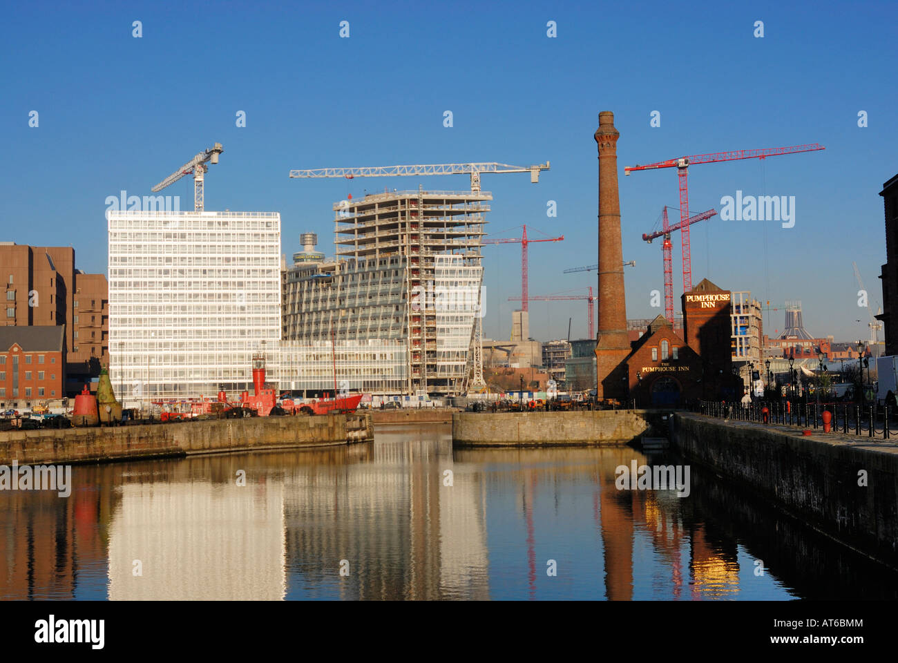 Redevelopment of Liverpool, Capital of Culture 2008 Stock Photo - Alamy