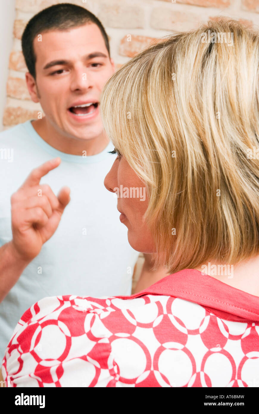 Young couple Arguing, close-up Stock Photo - Alamy