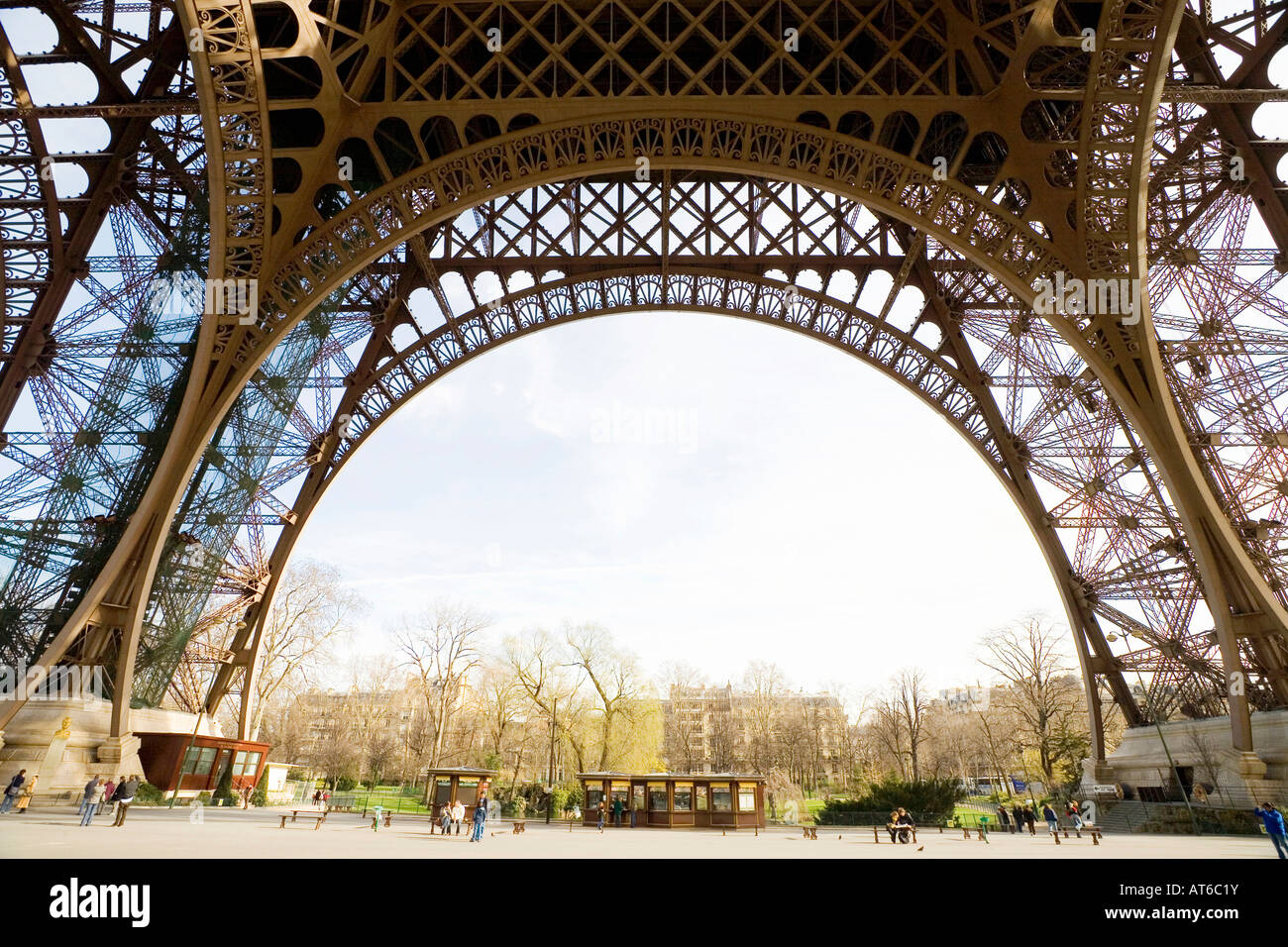 France, Paris, Eiffel Tower, view from below Stock Photo - Alamy
