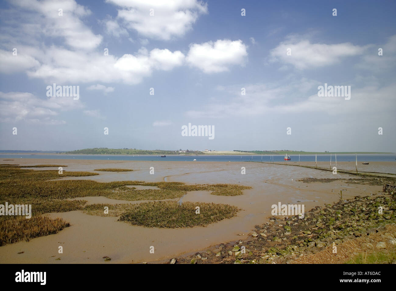 england essex kent thames estuary Harty Ferry near faversham Stock ...