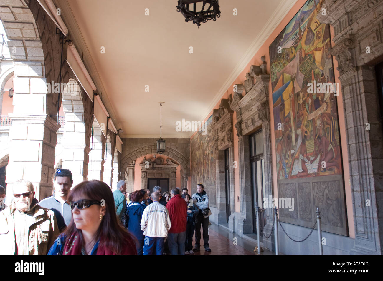 National palace diego rivera murals hi-res stock photography and images ...