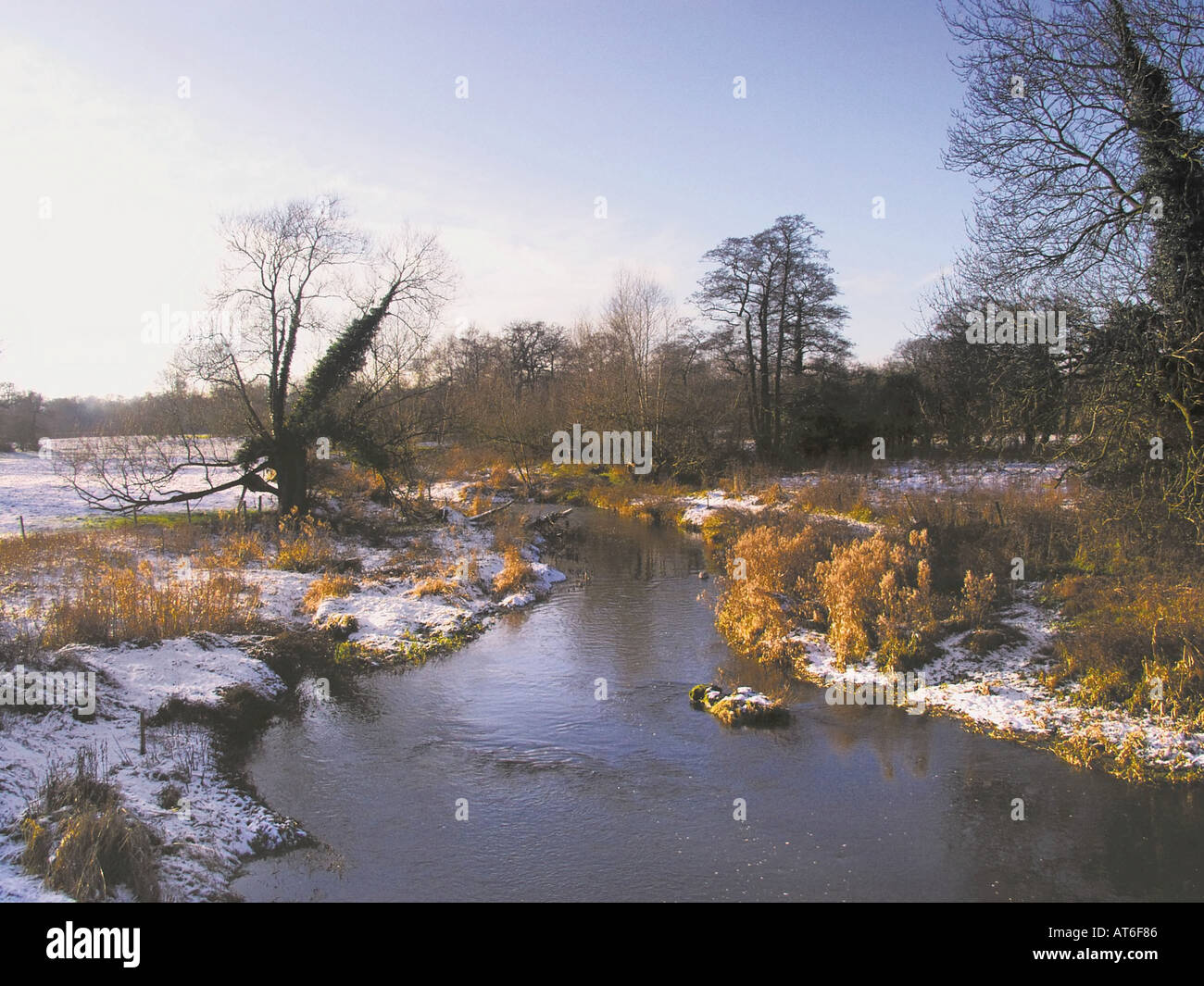 warwickshire river blythe nr coleshill david martyn hughes Stock Photo ...