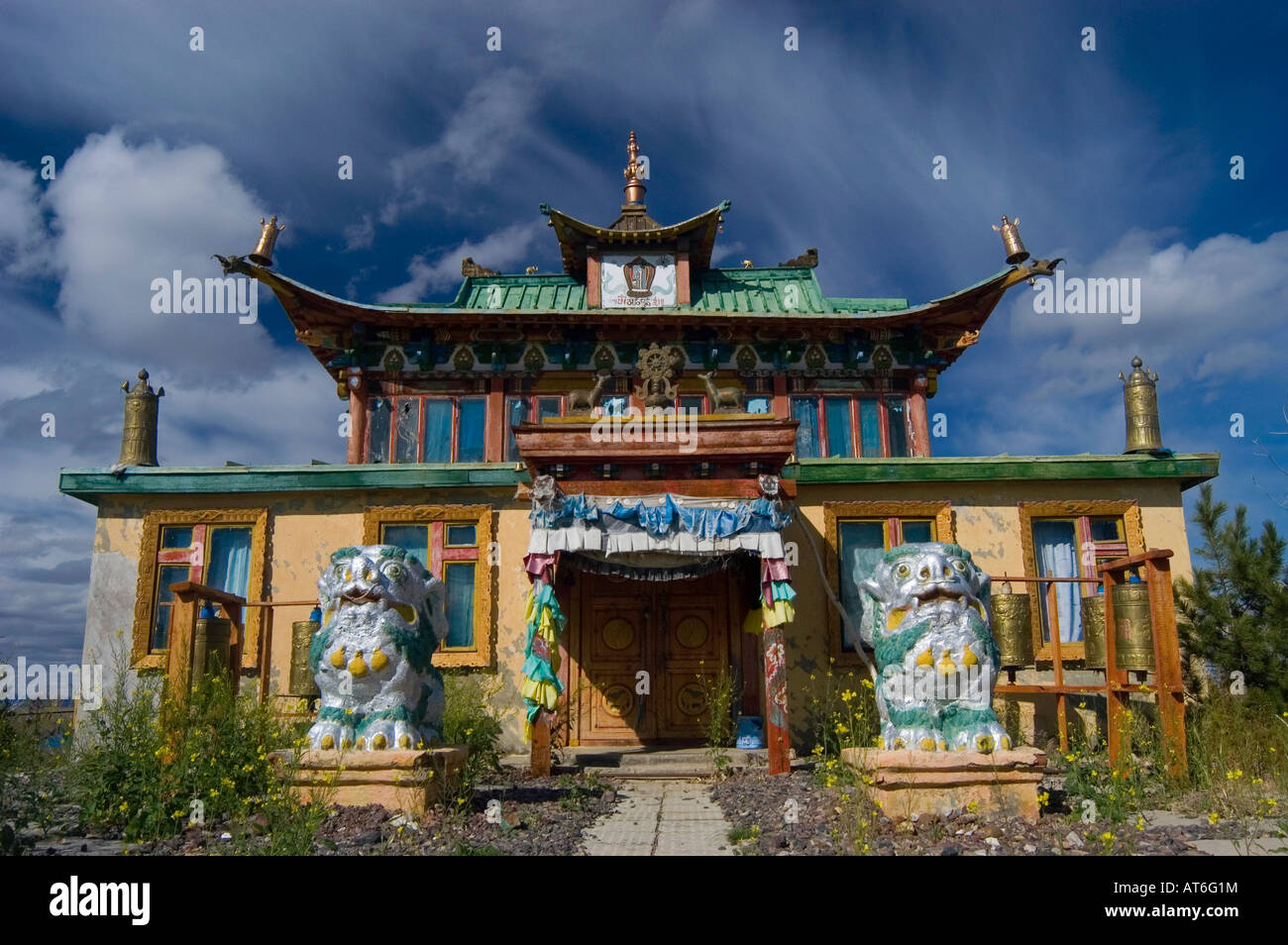 A Buddhist temple Stock Photo - Alamy