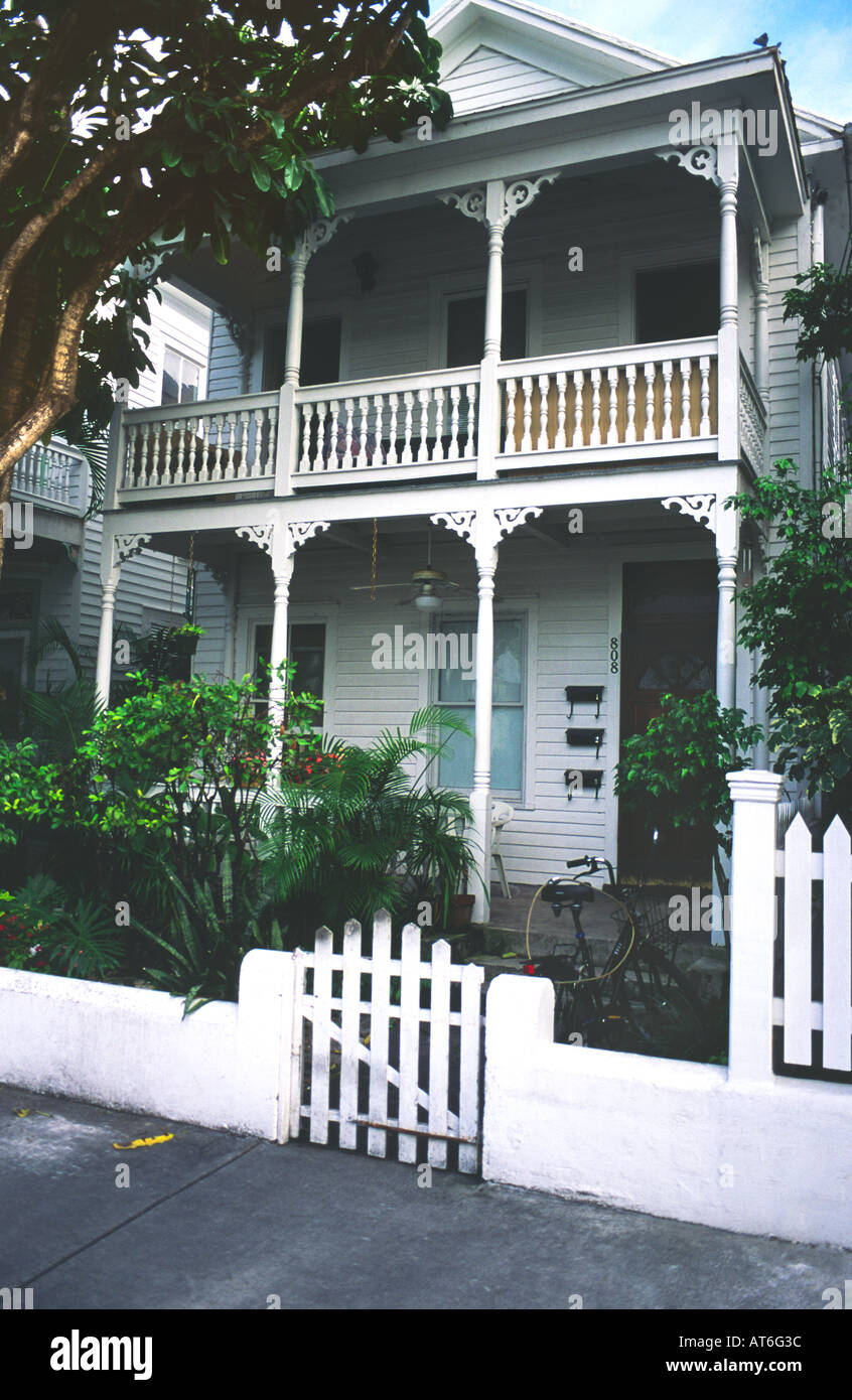 Typical Key West House Florida United States Stock Photo - Alamy