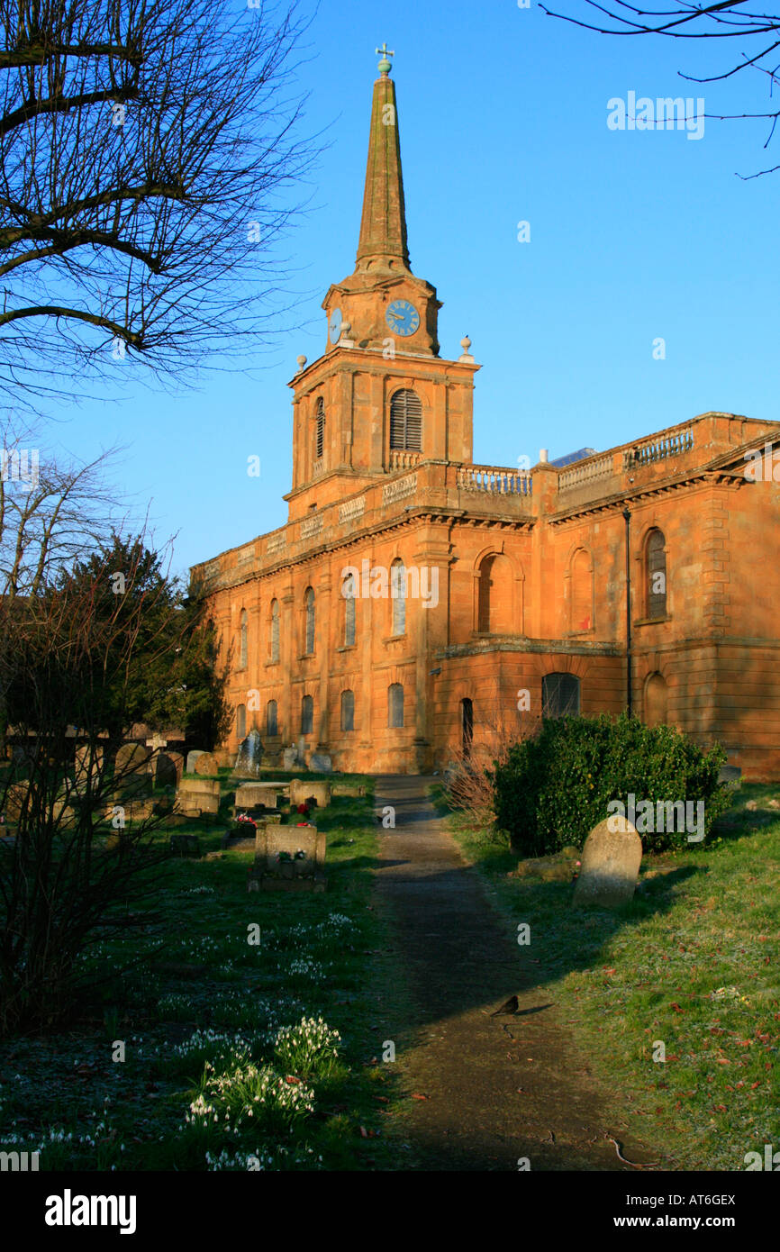 holy cross parish church Daventry market Town centre Northamptonshire ...
