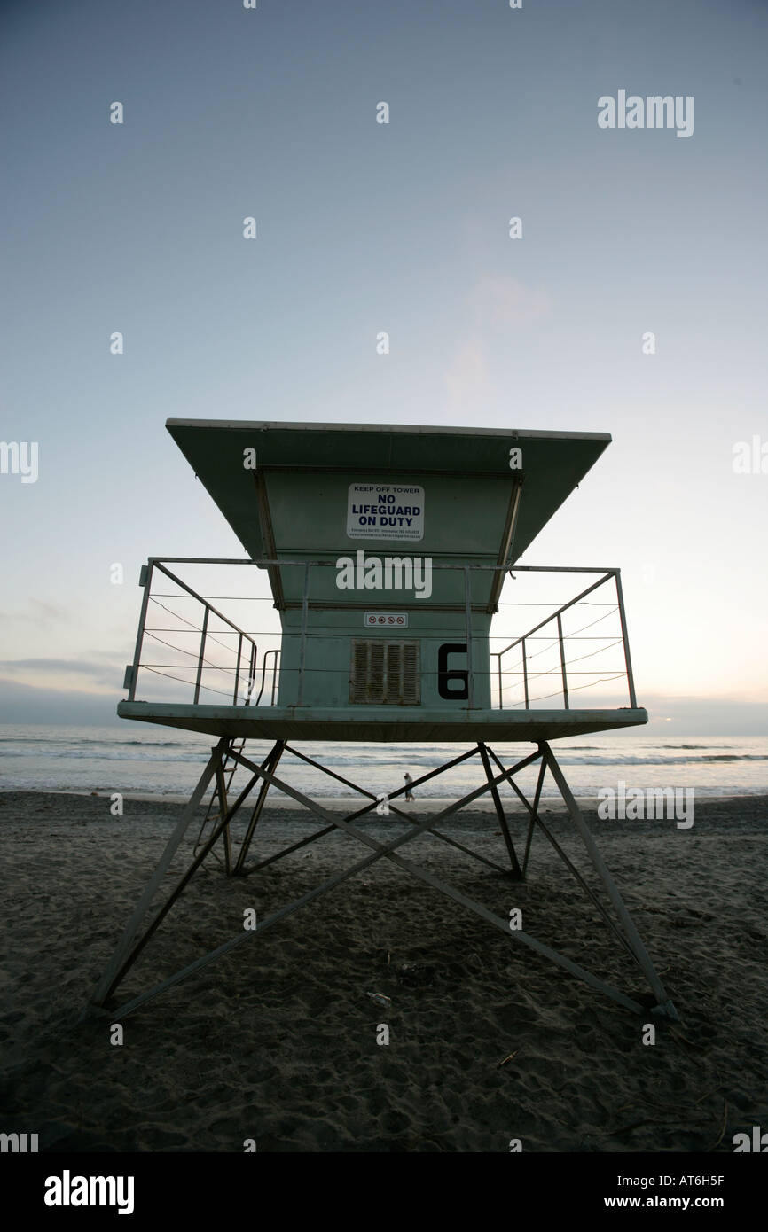 LOS ANGELES CALIFORNIA LIFEGUARD TOWER Stock Photo - Alamy