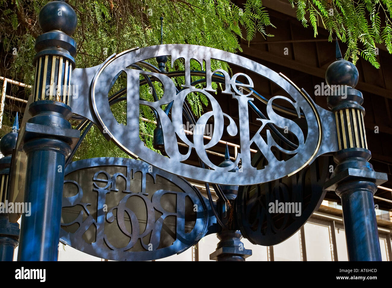 The Rocks sign in Sydney Australia Stock Photo - Alamy