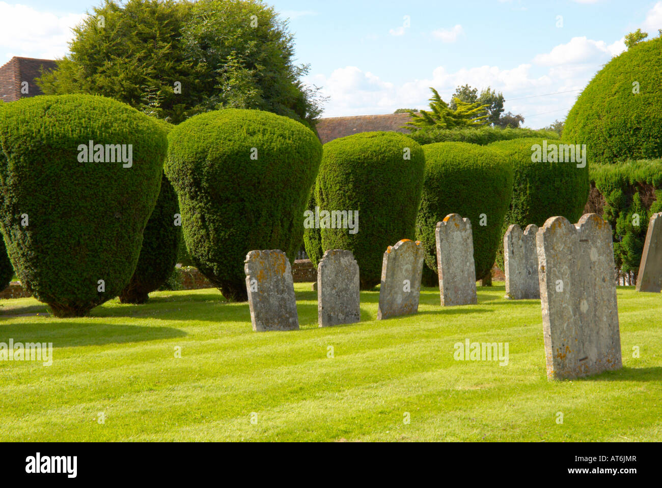 Churchyard at St Peters church, Henfield, Sussex Stock Photo - Alamy