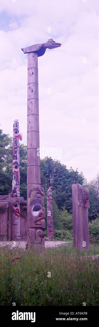 Haida Totem Poles at Museum of Anthropology, University of British ...