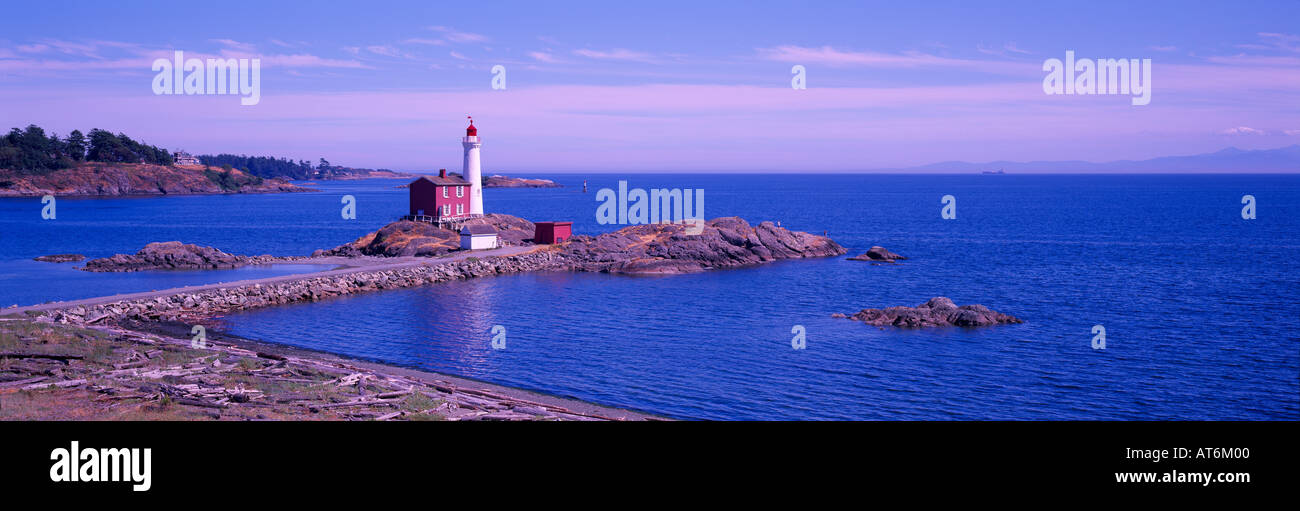 Fisgard Light at Fort Rodd Hill National Historic Site at Esquimalt ...