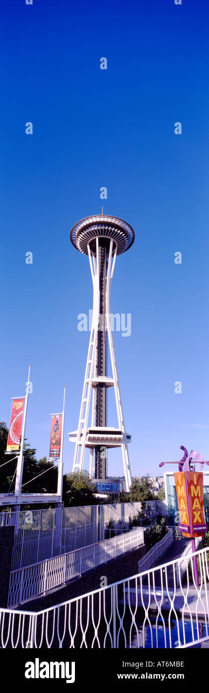 Seattle Space Needle, Washington, USA - Revolving Restaurant on Top of ...