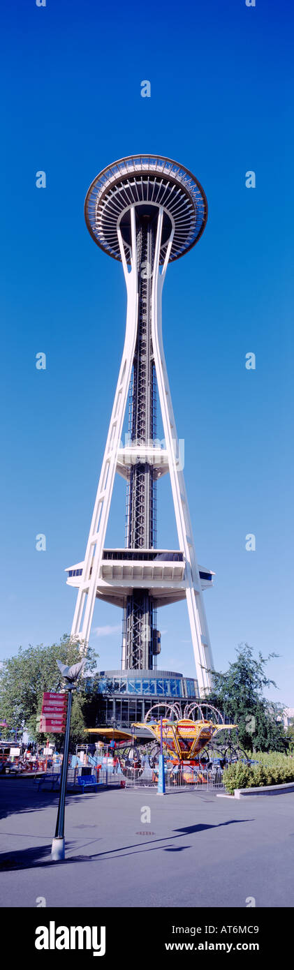 Space Needle, Seattle, Washington, USA - Revolving Restaurant on Top of ...