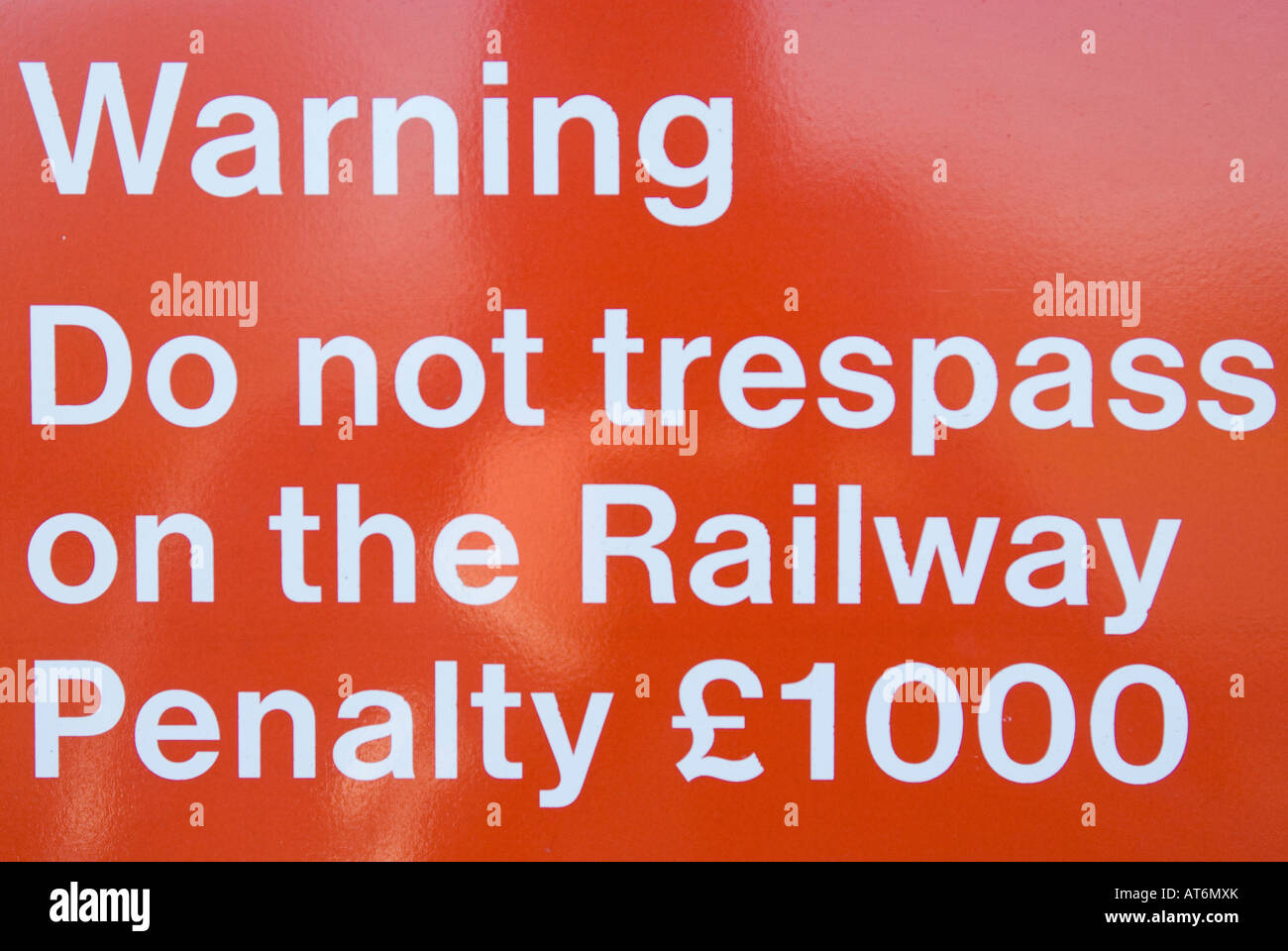 No trespassing railway hi-res stock photography and images - Alamy