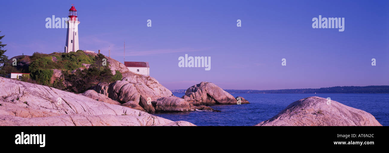 The "Point Atkinson" Lighthouse (built in 1912) in "Lighthouse Park ...