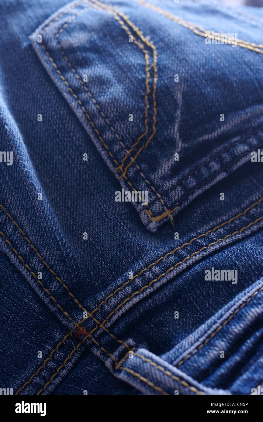 Jeans trouser seams hi-res stock photography and images - Alamy