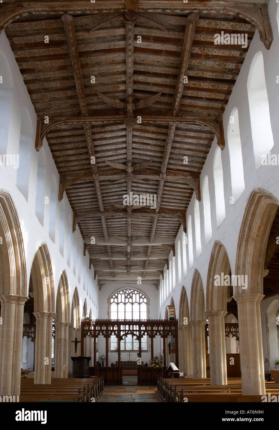 Wooden church roof angels hi-res stock photography and images - Alamy