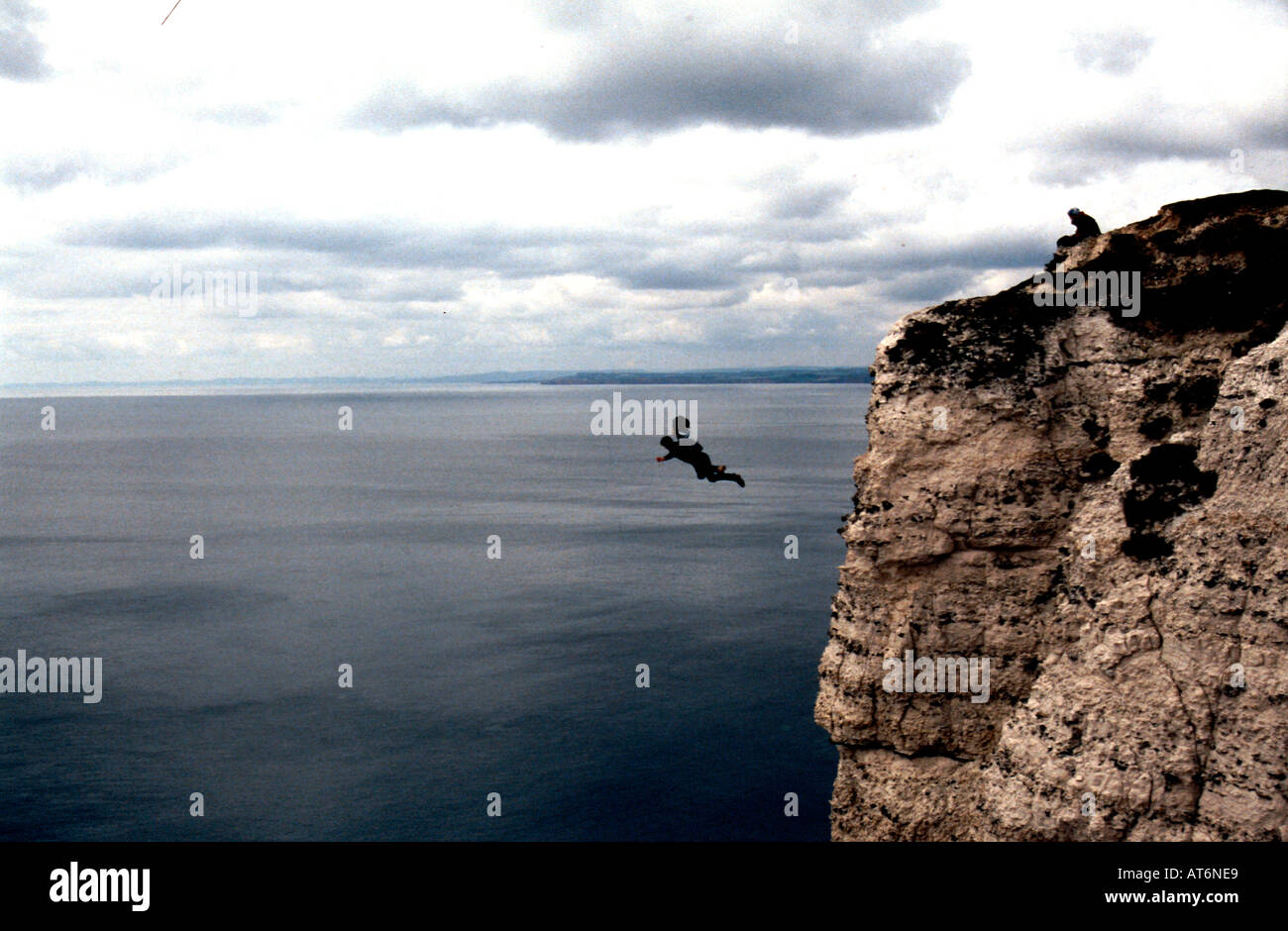BASE JUMPING IN THE UK Stock Photo - Alamy