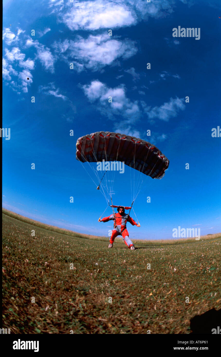 BASE JUMPING IN THE UK Stock Photo - Alamy