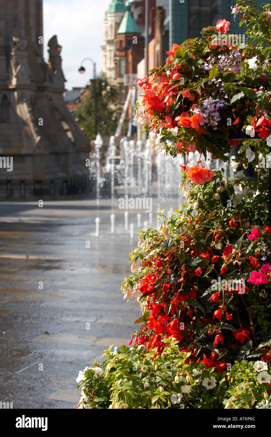 Fountain Custom House Square Belfast Stock Photo - Alamy