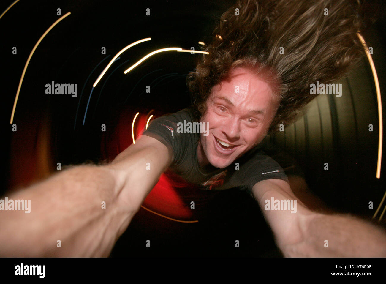 INDOOR BUNGEE JUMPING ROTHERHAMPTON Stock Photo - Alamy