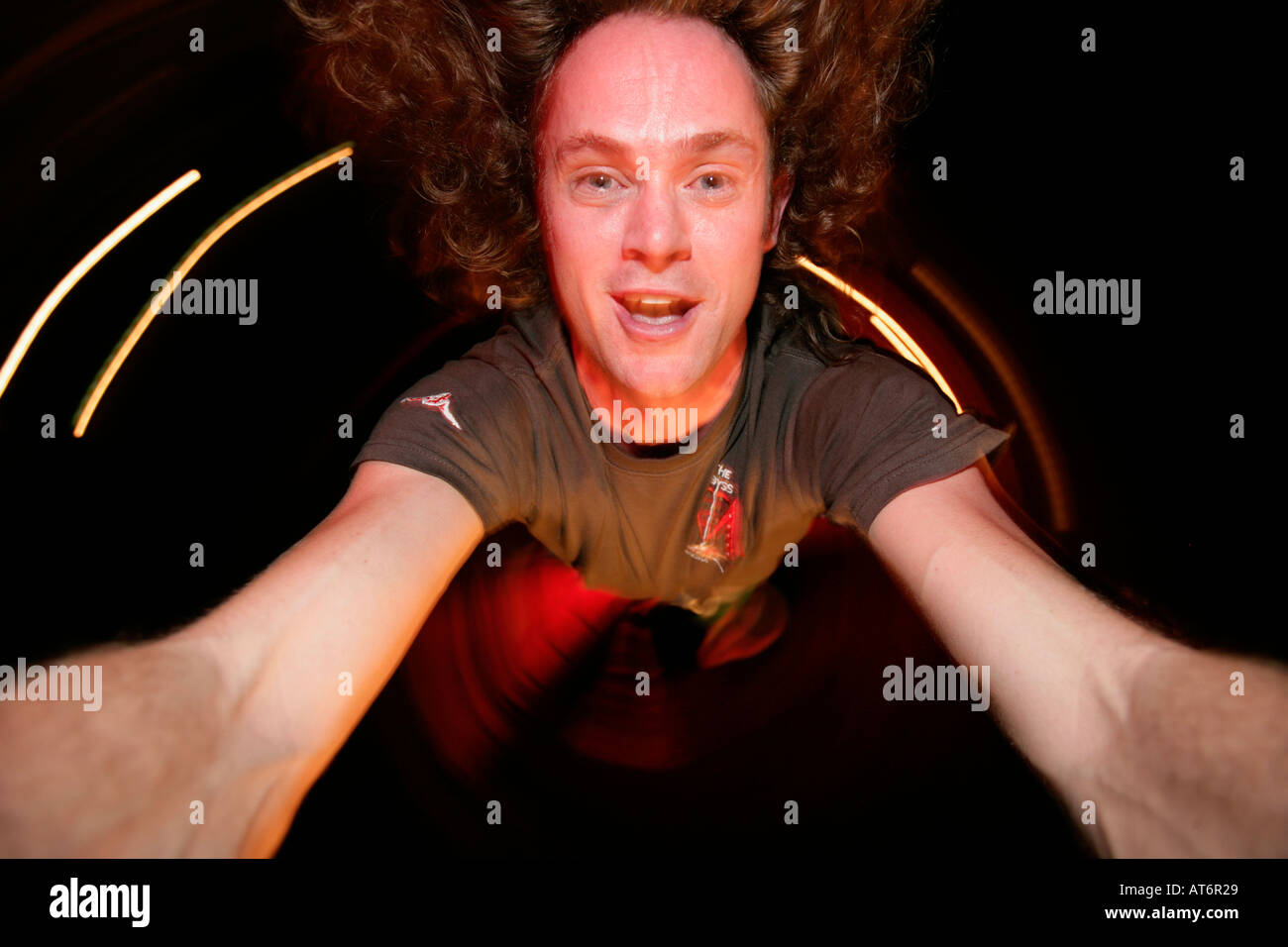 INDOOR BUNGEE JUMPING ROTHERHAMPTON Stock Photo - Alamy