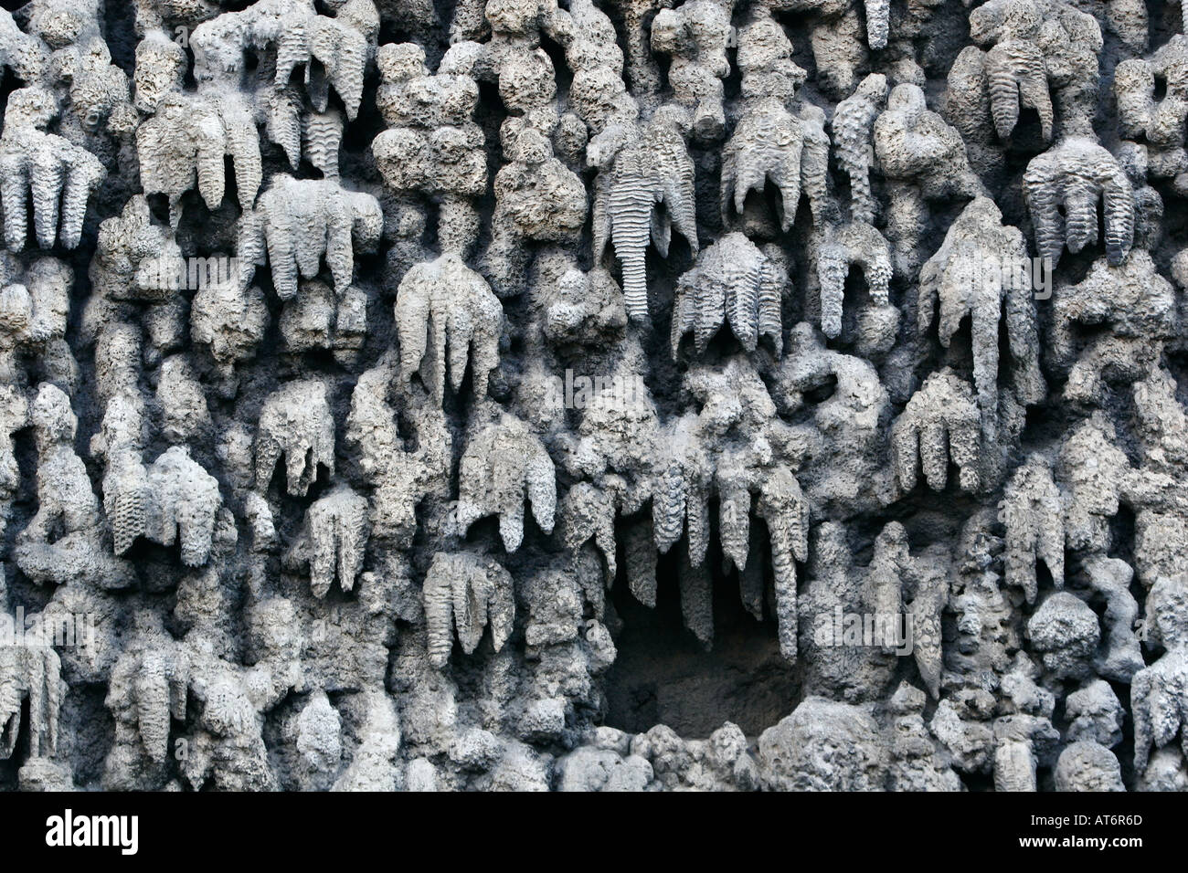 Stalagmite wall in wallenstein garden hi-res stock photography and ...