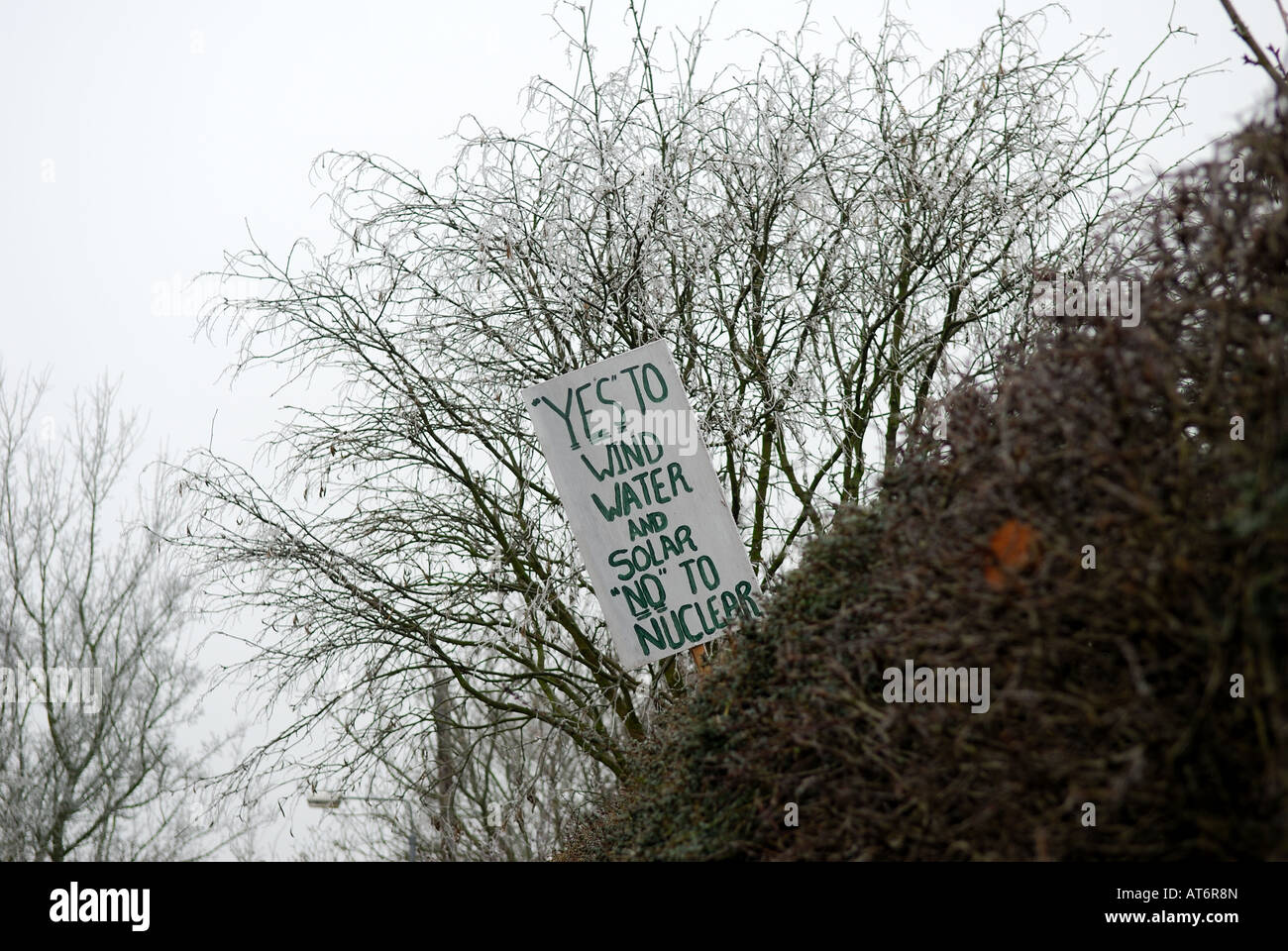 Environmentalist Protest Sign Stock Photo - Alamy