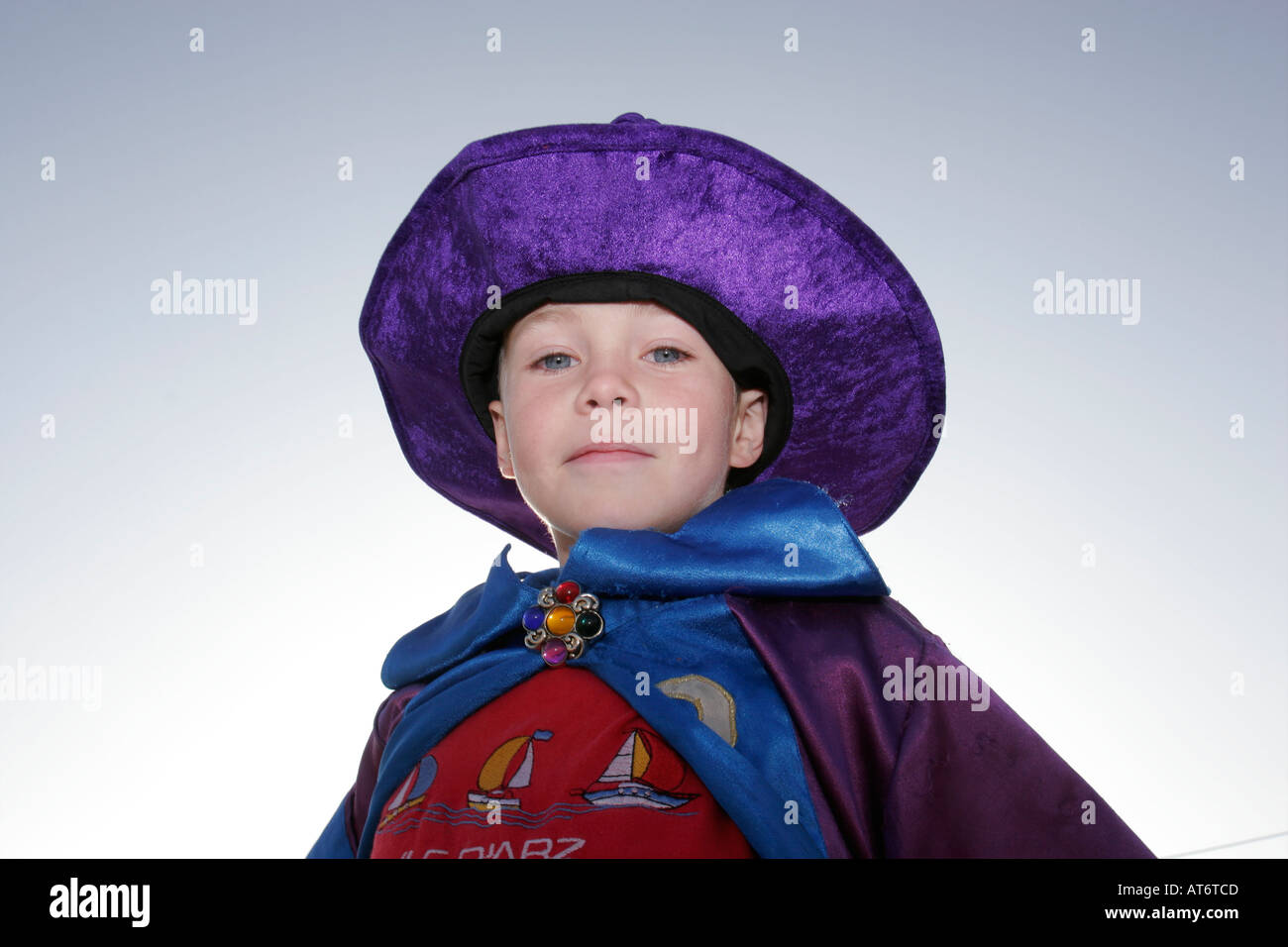 Portrait of Boy in a wizard costume Stock Photo - Alamy