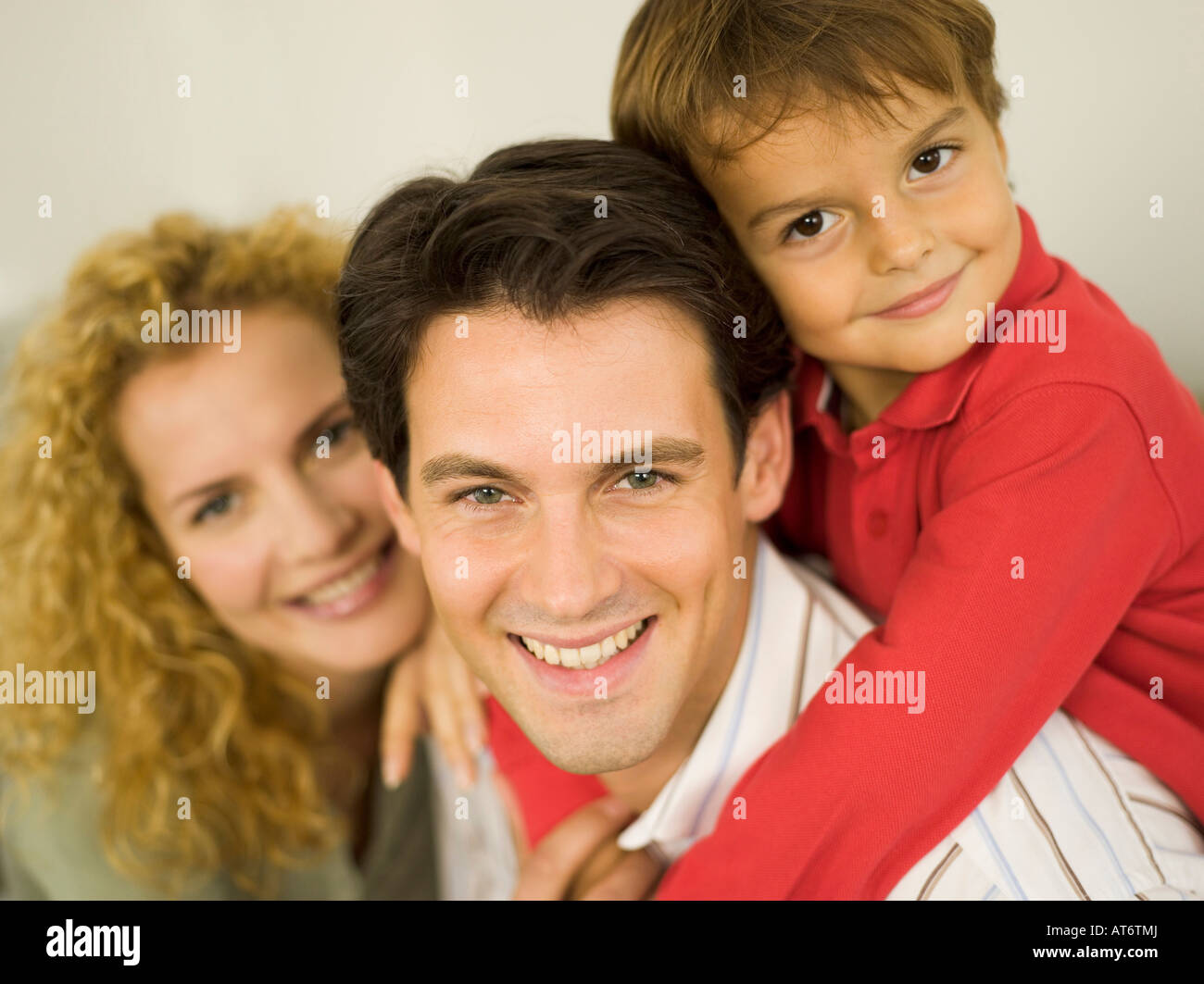 Family portrait, close-up Stock Photo - Alamy