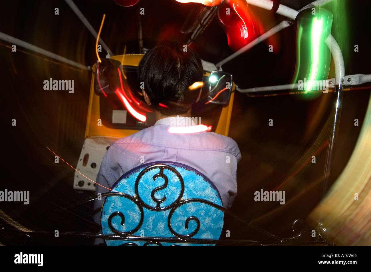 tuk tuk ride Bangkok Thailand South East Asia Stock Photo - Alamy